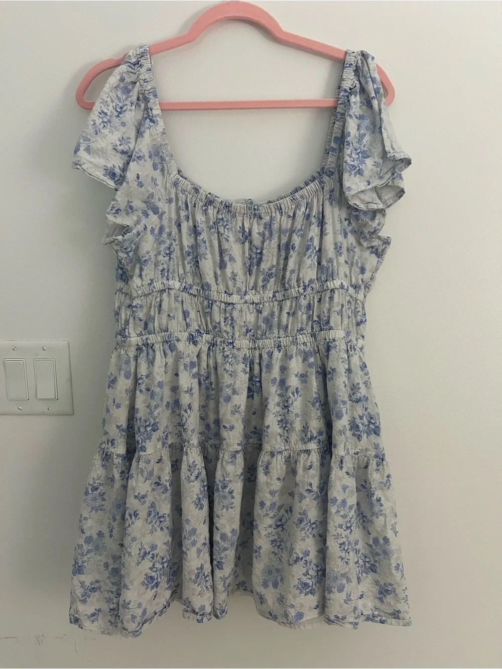 Arizona Jean Company | Dresses | Arizona Jean Co Xl Blue Floral ...